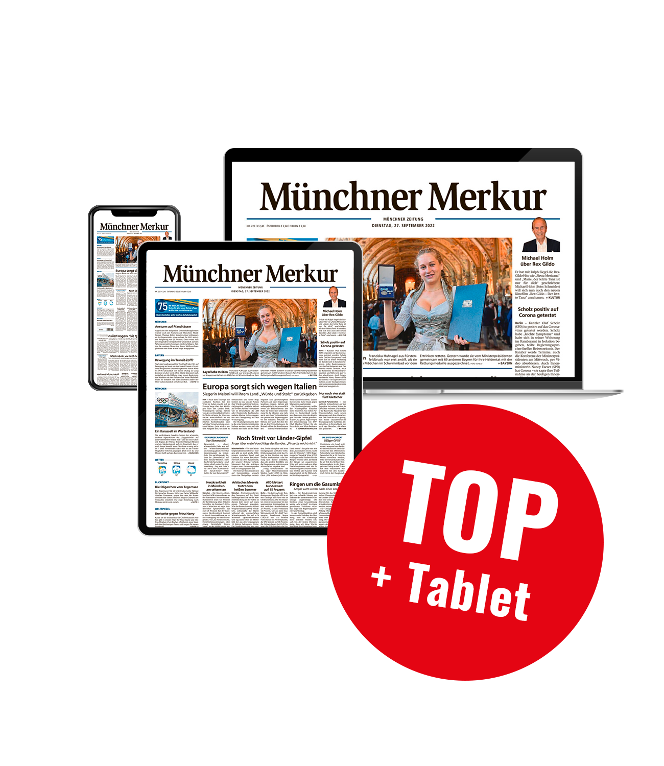 Münchner Merkur | ePaper Abo-Angebot inkl. Wunschtablet